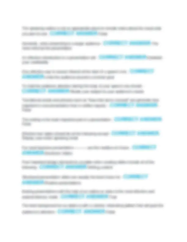 Business Communication Chapter 9,10 &14 Study Guide questions with ...