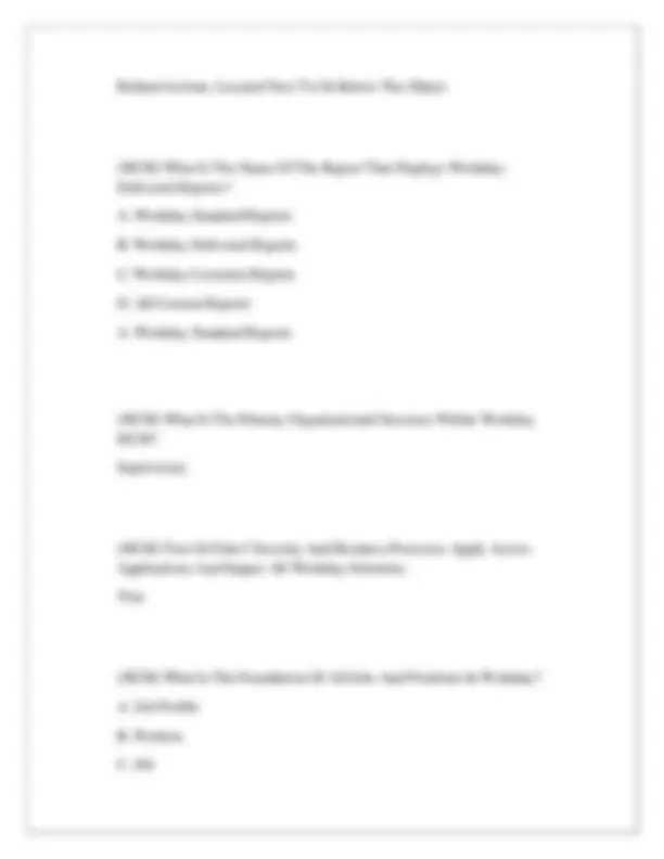 Workday Pro HCM Exam 2025 – Complete Questions and Verified Answers ...