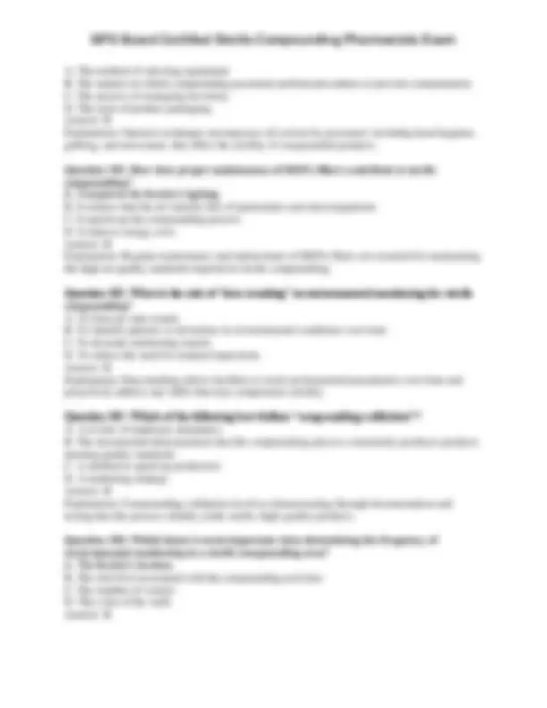 Sterile Compounding Exam Questions: USP 797 & Aseptic Techniques ...