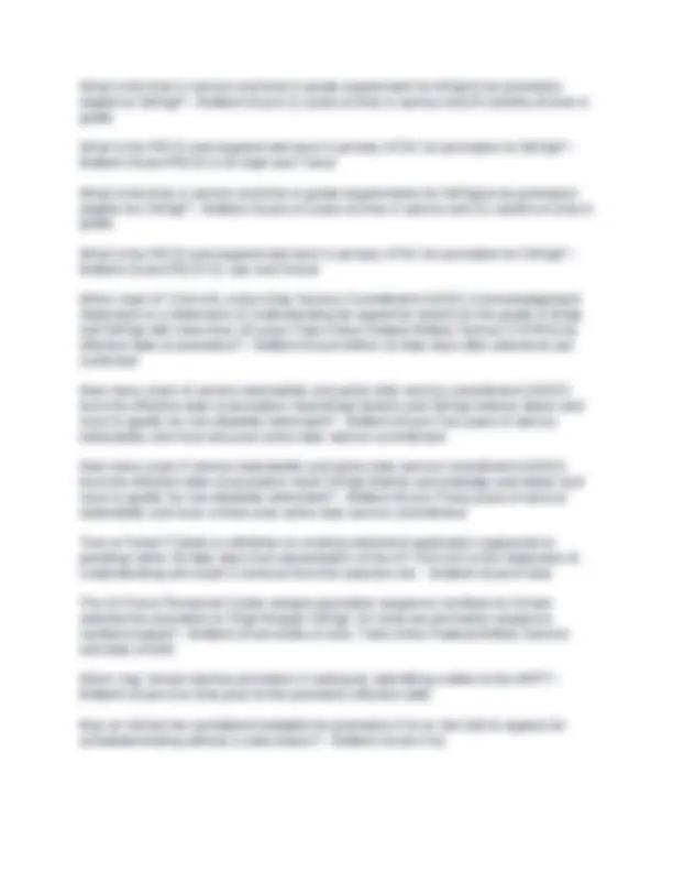 SSgt PDG Enlisted Promotions Midterm Exam Questions with Answers Rated ...