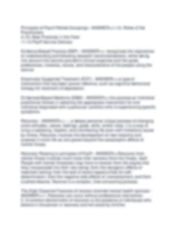 Certified Psychiatric Rehabilitation Practitioner (CPRP) Exam Prep ...