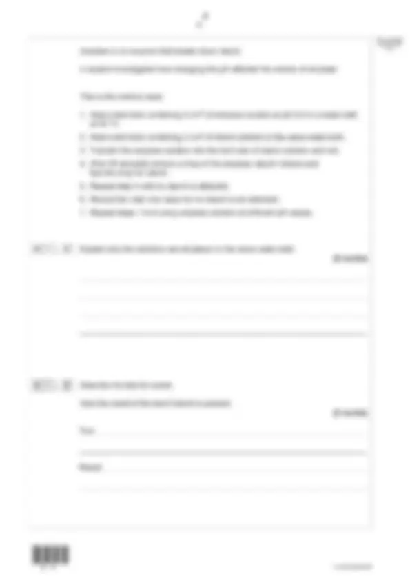 2024 AQA GCSE COMBINED SCIENCE: SYNERGY 8465/3H Paper 3 Question Paper + Mark Scheme + In ...