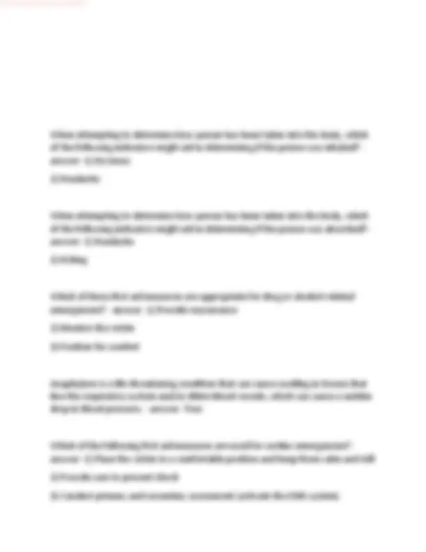 POST First Responder First Aid-CPR-AED- Module 4 actual exam.pdf ...