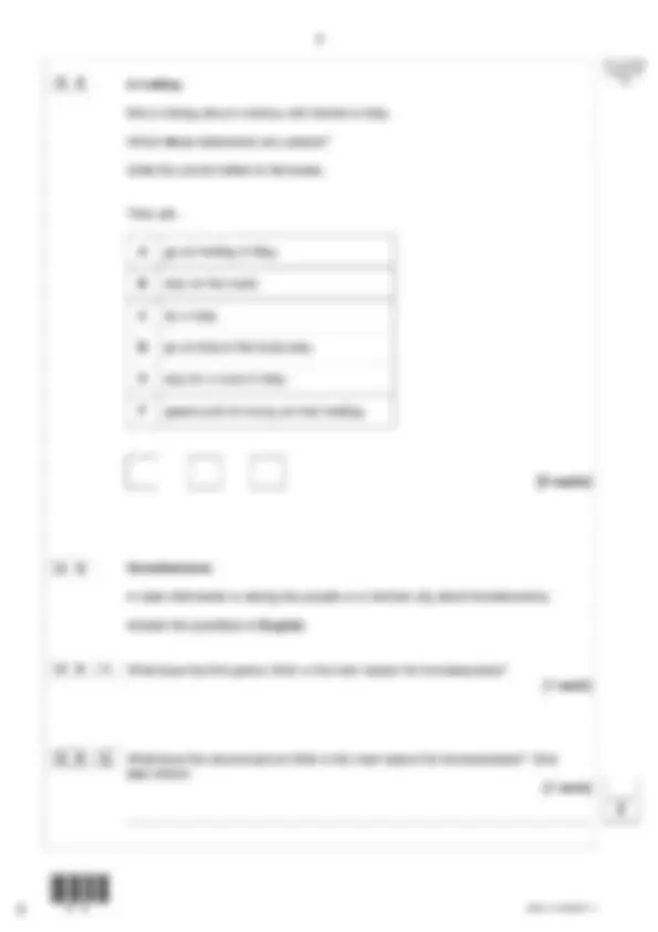 Actual 2024 AQA GCSE GERMAN 8668/LF Paper 1 Merged Question Paper ...