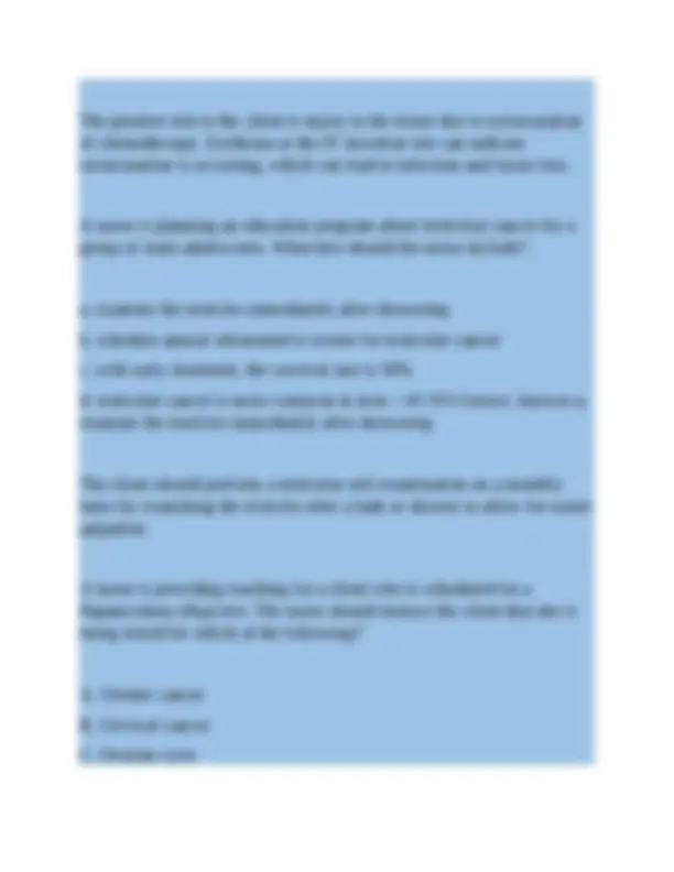ATI Medical Surgical Immune questions with correct answers | Exams ...