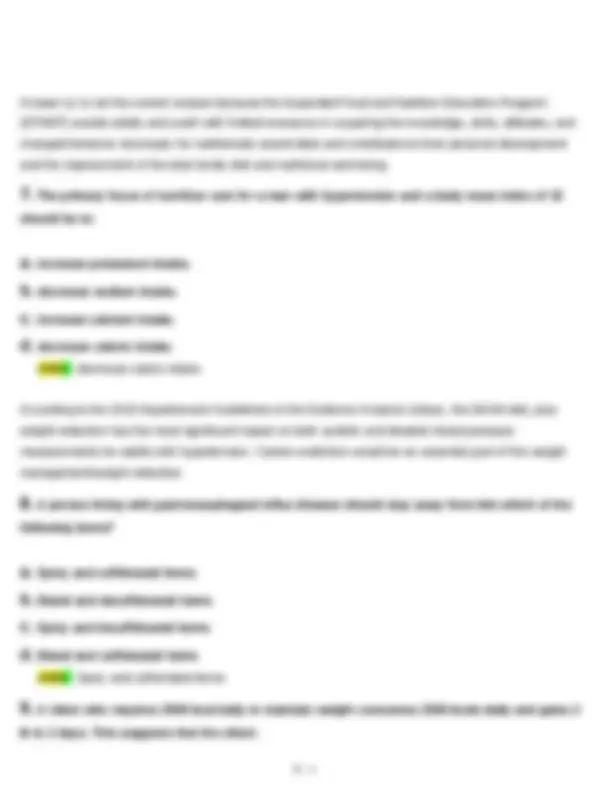 CDR DTR Practice Exam tested questions with revised correct answers ...