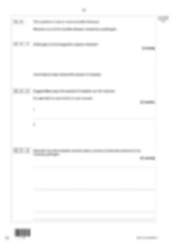 2024 AQA GCSE COMBINED SCIENCE: TRILOGY 8464/B/1H Biology Paper 1H ...