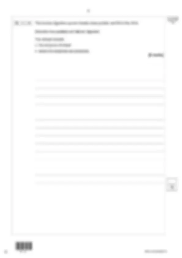 2024 AQA GCSE COMBINED SCIENCE: TRILOGY 8464/B/1H Biology Paper 1H Question Paper + Mark S ...