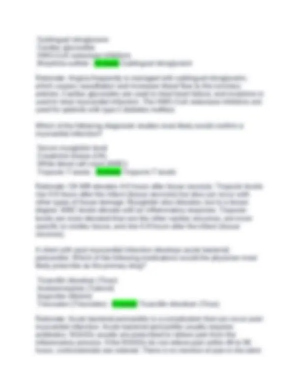 CARDIOVASCULAR NCLEX QUESTIONS WITH SOLUTIONS AND RATIONALES 2025 ...