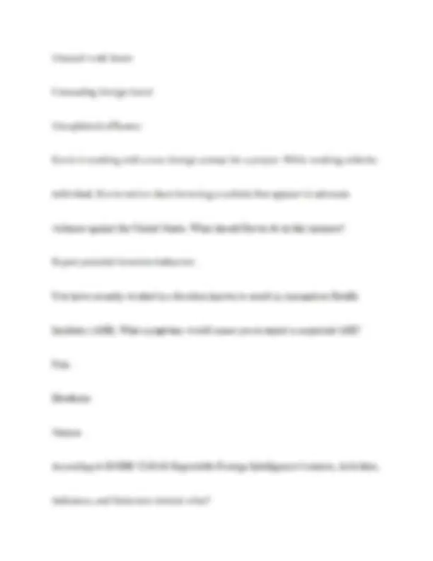 Counterintelligence Awareness and Reporting Course for DOD (Assessment ...