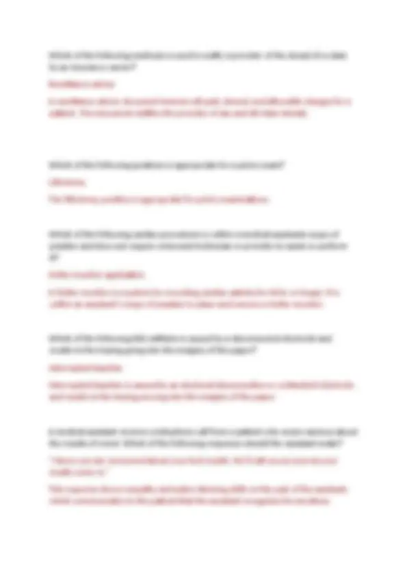 NHA CCMA Medical Assistant Certification Practice Test 2025 | Exams ...