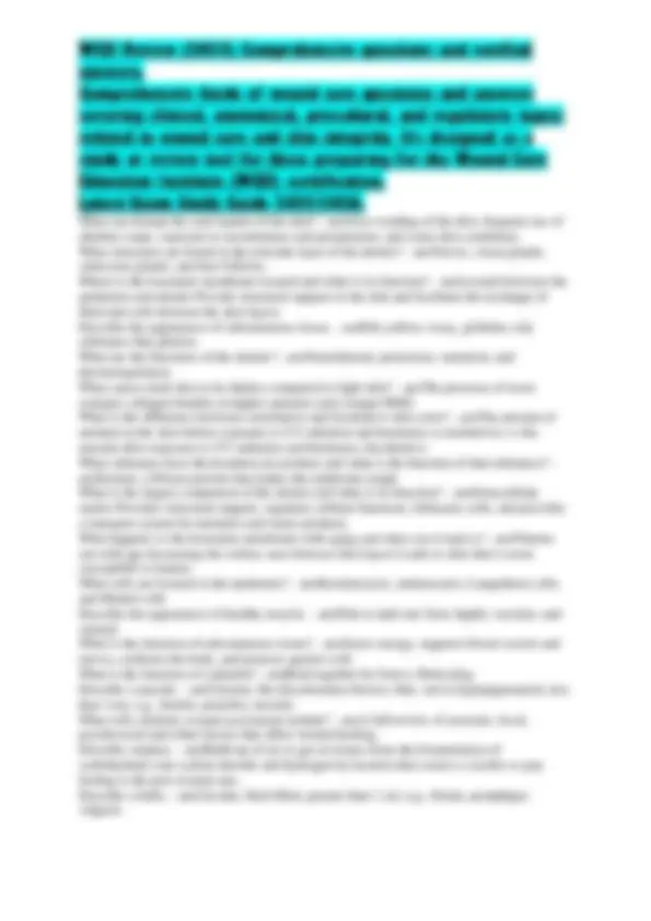 WCEI Review (2025) Comprehensive questions and verified answers ...