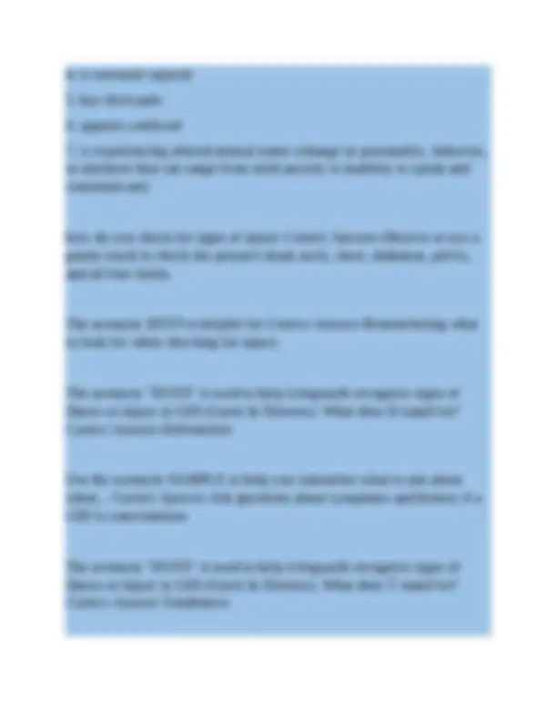 StarGuard Elite LifeGuard Module 4 - Emergency Care questions with ...