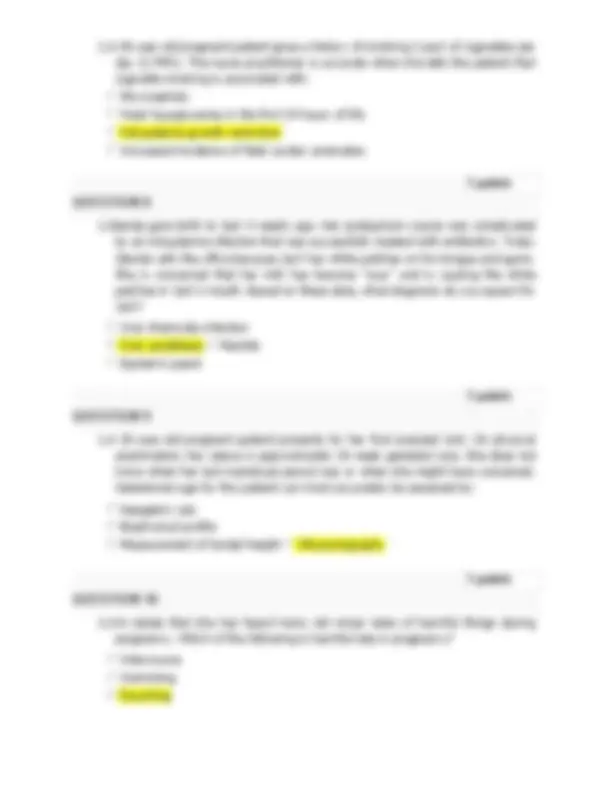 NRNP 6552 WEEK 10 MODULE 4 KNOWLEDGE CHECK LATEST FINAL EXAM UPDATED ...