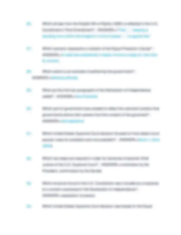 Florida Civic Literacy Exam 2025 (FCLE) Study Guide Questions Answered ...