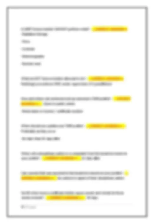 JP EXAM STUDY GUIDE (MRT) WITH REVISION QUESTIONS AND 100% CORRECT ...
