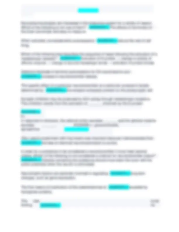 Pharmacology Final Exam (Questions from quizzes) Questions & Answers ...