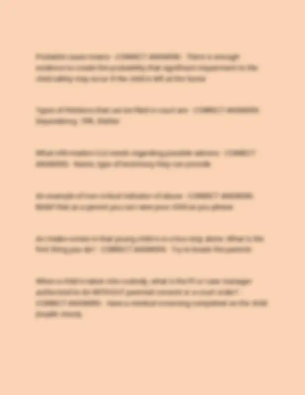 EXAM REVIEW: DCF, 2025/2026 WITH CORRECT/ACCURATE ANSWERS | Exams ...