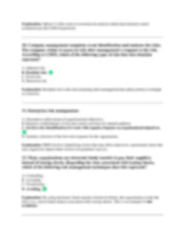 Coso Test Questions and Answers | Update | 100% Correct. | Exams ...
