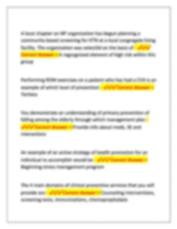 Midterm Exam: NR 601/ NR601 (New 2025/ 2026 Update) Primary Care of the ...