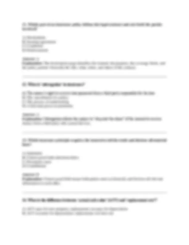 AINS 101 EXAM - 200 QUESTIONS & ANSWERS 100% CORRECT LATEST UPDATE ...