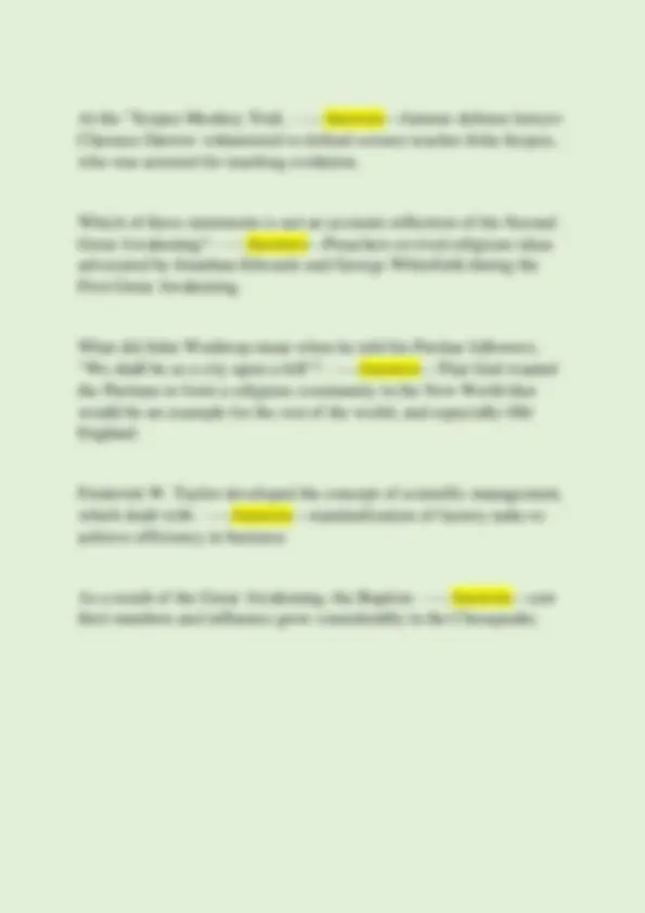 American History Quiz: Key Questions and Answers for Exam Preparation ...