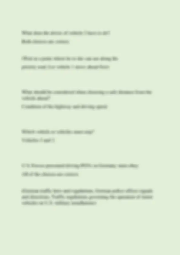 U.S. Forces Driver's Training Program: Traffic Laws and Safety in ...