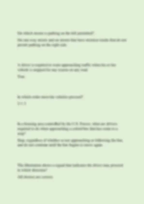 U.S. Forces Driver's Training Program: Traffic Laws and Safety in ...