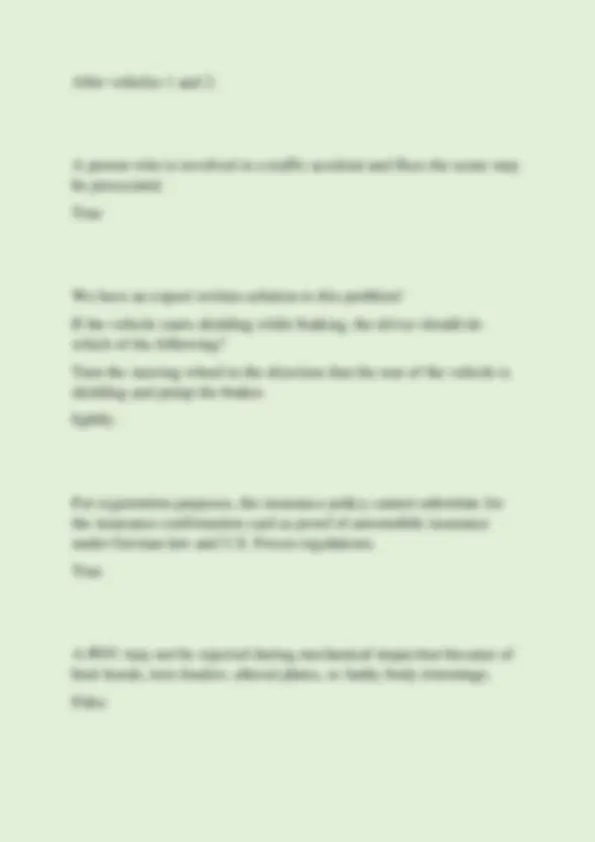 U.S. Forces Driver's Training Program: Traffic Laws and Safety in ...