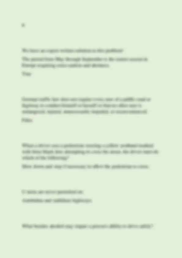 U.S. Forces Driver's Training Program: Traffic Laws and Safety in ...