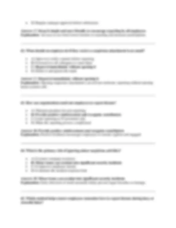 ThreaT awareness reporTing program (Tarp) – pracTice QuesTions | Exams ...