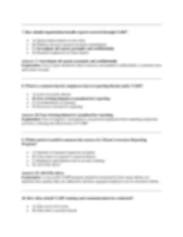 ThreaT awareness reporTing program (Tarp) – pracTice QuesTions | Exams ...