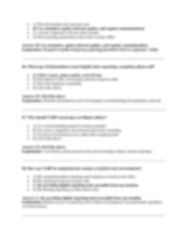 ThreaT awareness reporTing program (Tarp) – pracTice QuesTions | Exams ...