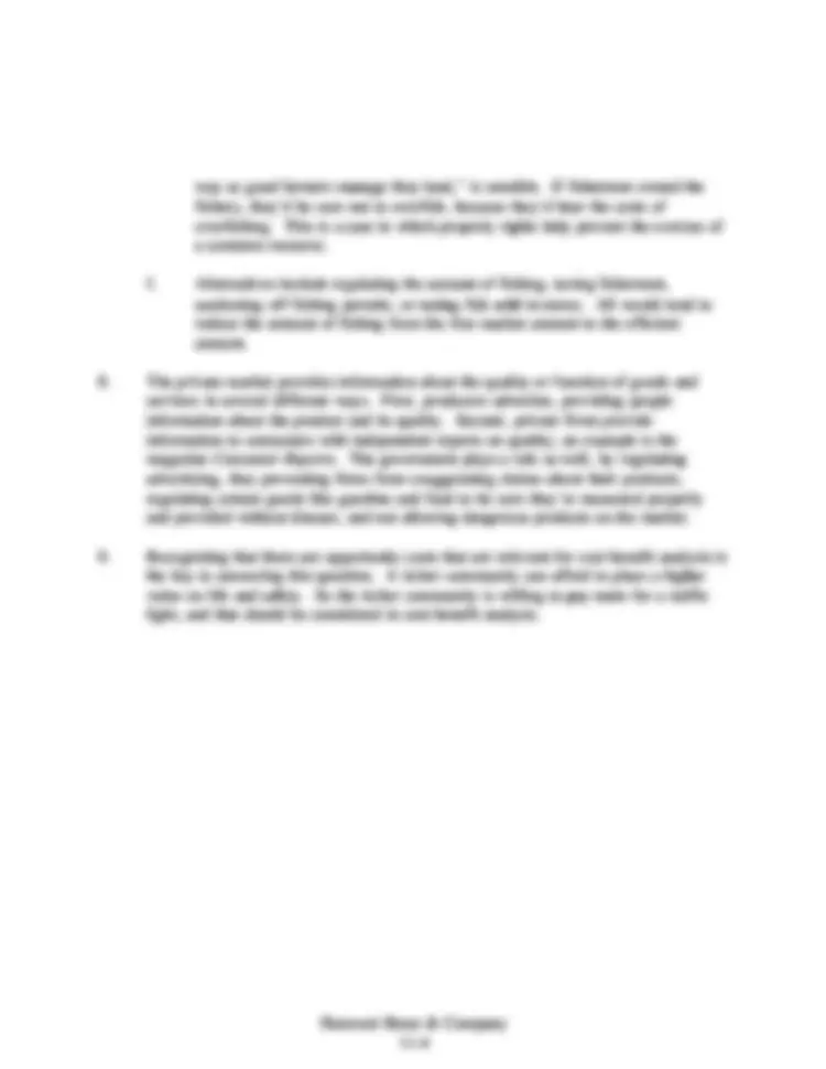 Mankiw solutions (Principles of Economics, Micro economics and ...