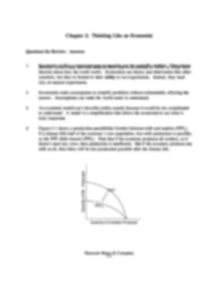 Mankiw solutions (Principles of Economics, Micro economics and ...
