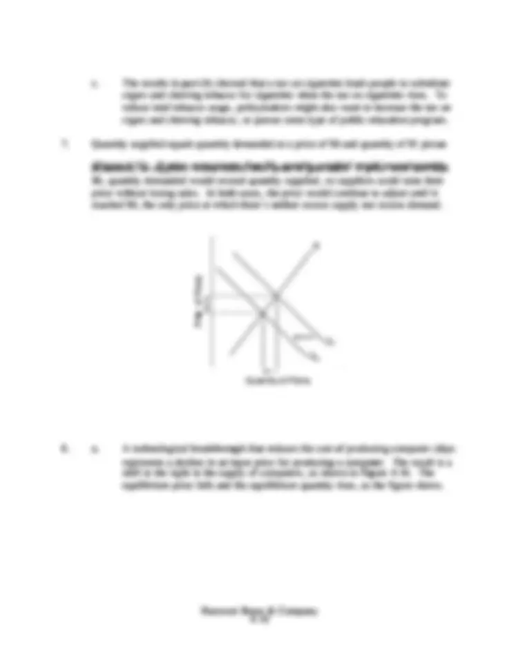 Mankiw solutions (Principles of Economics, Micro economics and ...