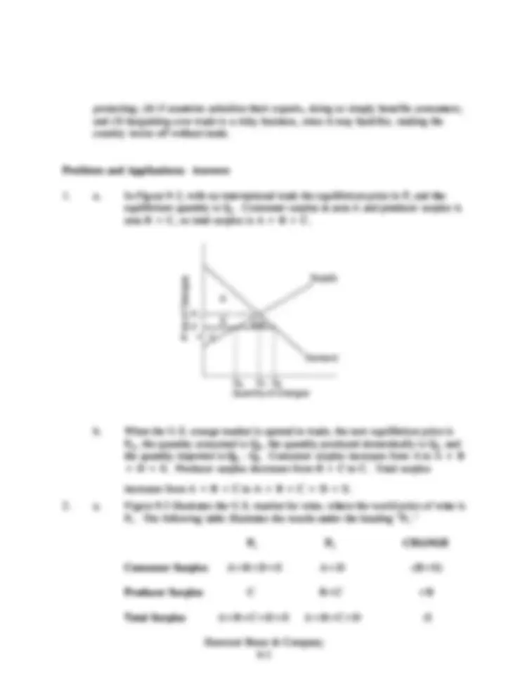 Mankiw solutions (Principles of Economics, Micro economics and ...