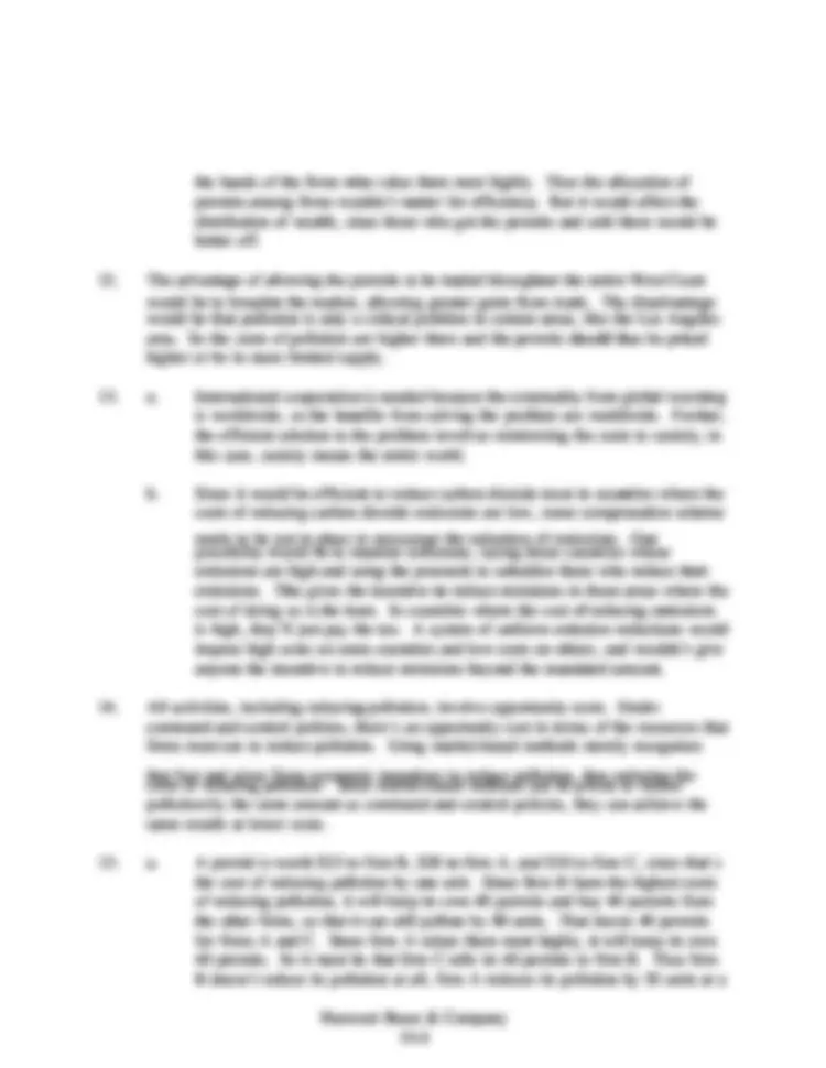 Mankiw solutions (Principles of Economics, Micro economics and ...