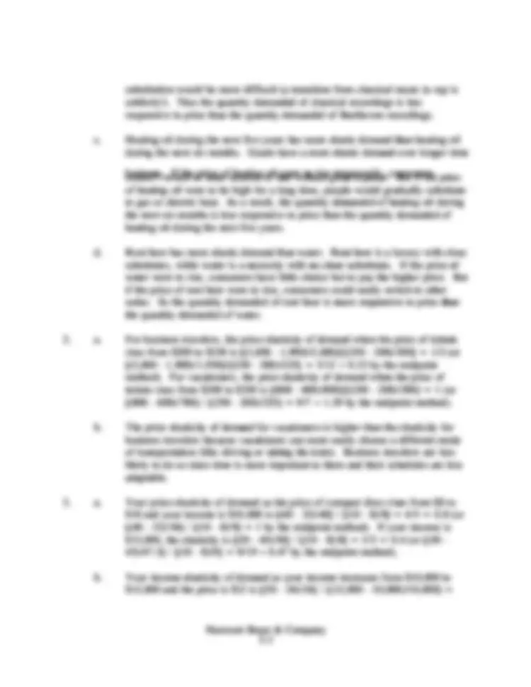 Mankiw solutions (Principles of Economics, Micro economics and ...