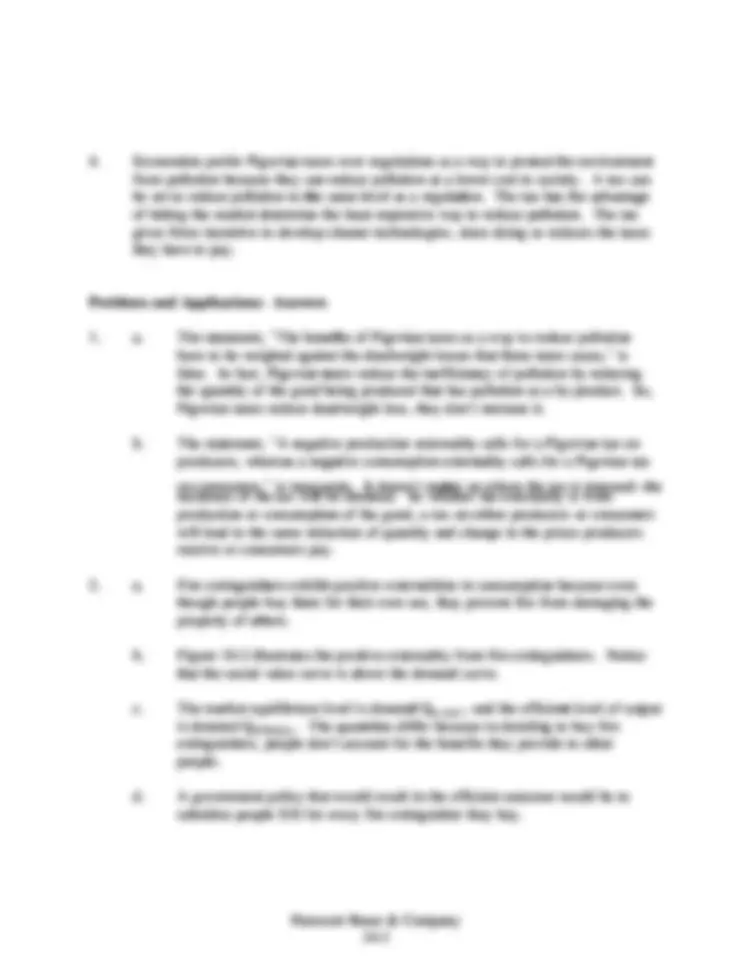 Mankiw solutions (Principles of Economics, Micro economics and ...