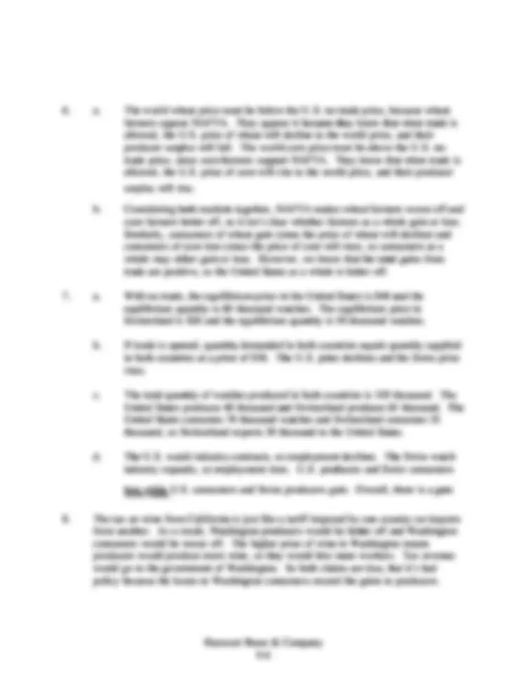 Mankiw solutions (Principles of Economics, Micro economics and ...