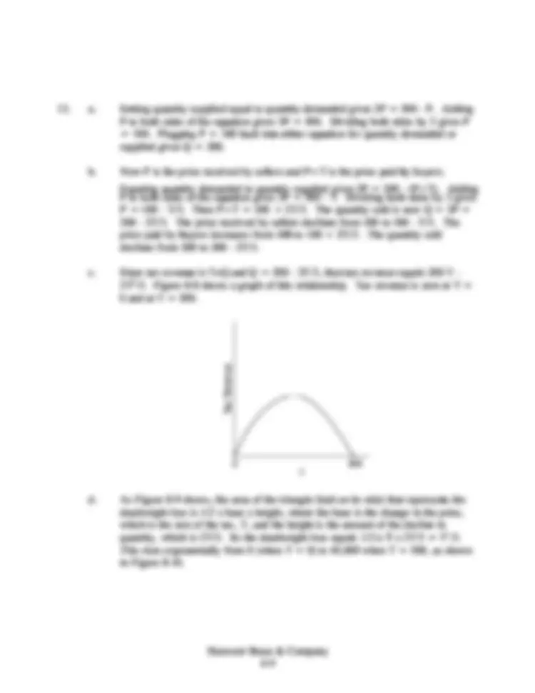 Mankiw solutions (Principles of Economics, Micro economics and ...