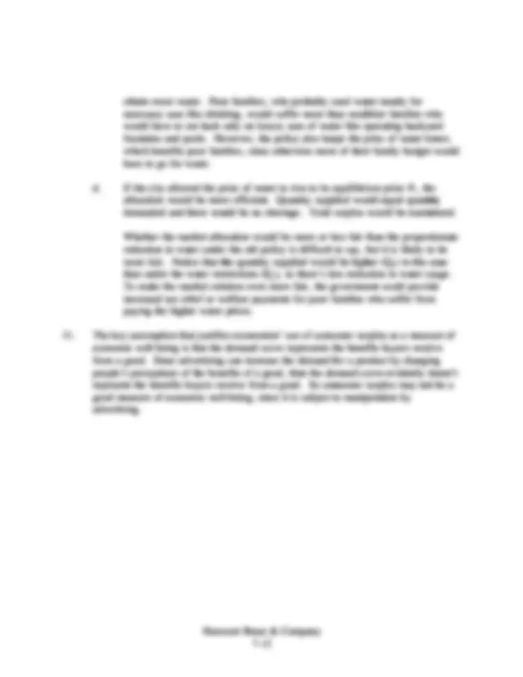 Mankiw solutions (Principles of Economics, Micro economics and ...