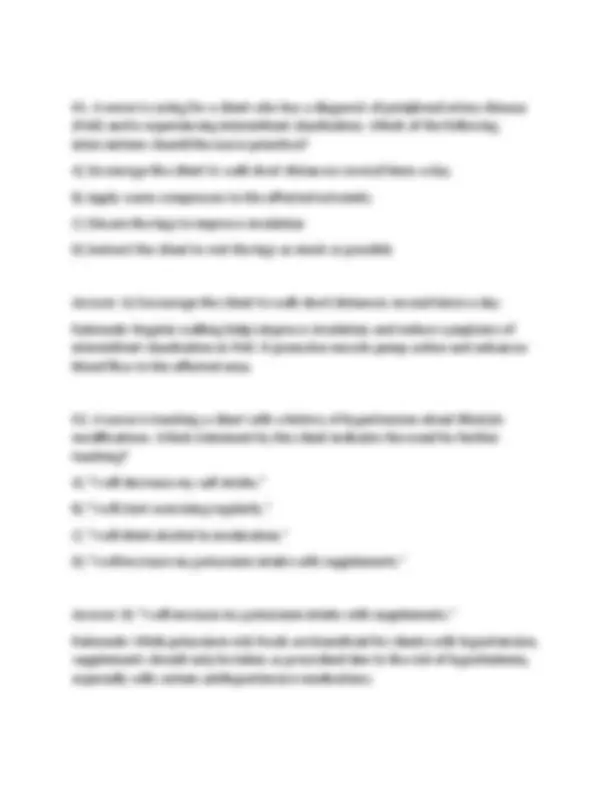 Critical Alterations in Perfusion: RN Practice Exam | Quizzes Nursing ...