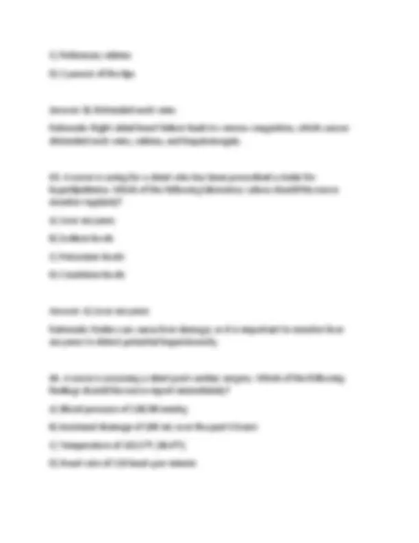 Critical Alterations in Perfusion: RN Practice Exam | Quizzes Nursing ...