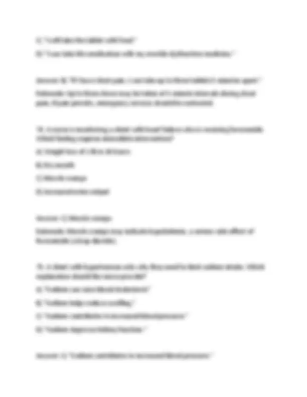 Critical Alterations in Perfusion: RN Practice Exam | Quizzes Nursing ...