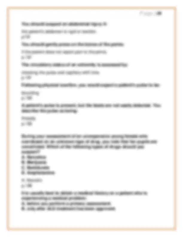 EMERGENCY MEDICAL RESPONDER 7TH EDITION AAOS 2025 QUESTIONS AND ANSWERS ...