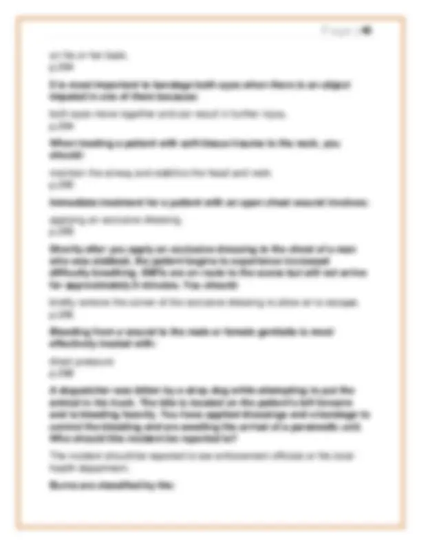 EMERGENCY MEDICAL RESPONDER 7TH EDITION AAOS 2025 QUESTIONS AND ANSWERS ...