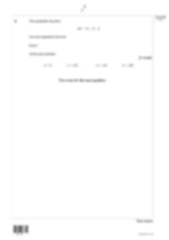 Actual 2024 AQA A-level MATHEMATICS 7357/3 Paper 3 Merged Question Paper + Mark Scheme A | Exams ...