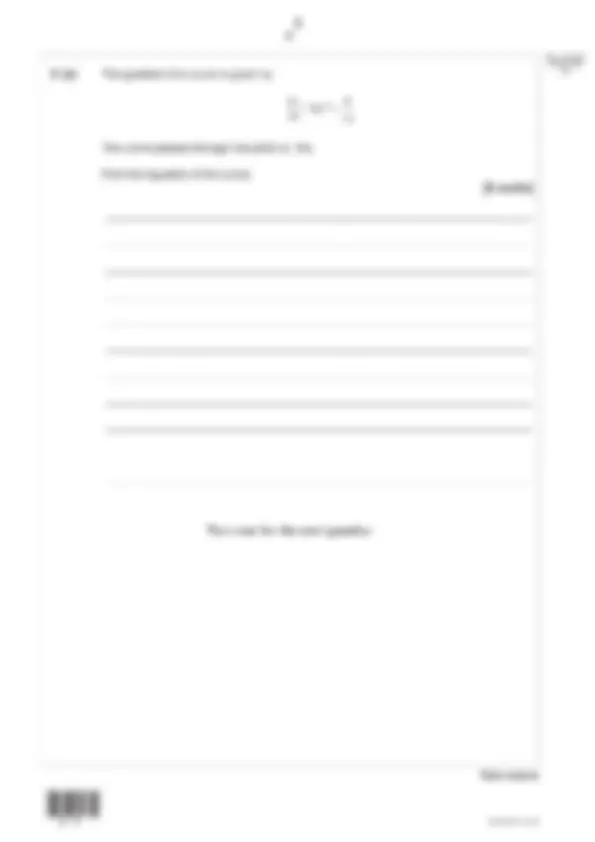 Actual 2024 AQA A-level MATHEMATICS 7357/3 Paper 3 Merged Question Paper + Mark Scheme A | Exams ...